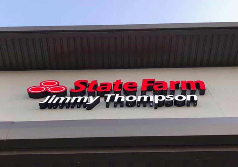The Amazing Jimmy Thompson-State Farm-Channel Letter Sign
