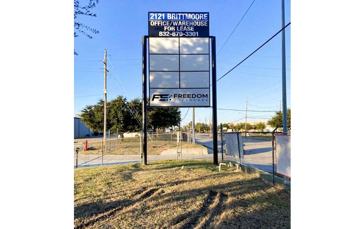 Custom Free Standing Signs and Tenant Signs - Best Sign Shop